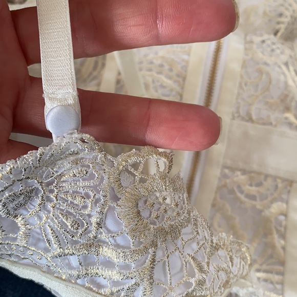 Victoria's Secret | Dresses | Victoria Secret Sexy Whitegold Lace Dress ...